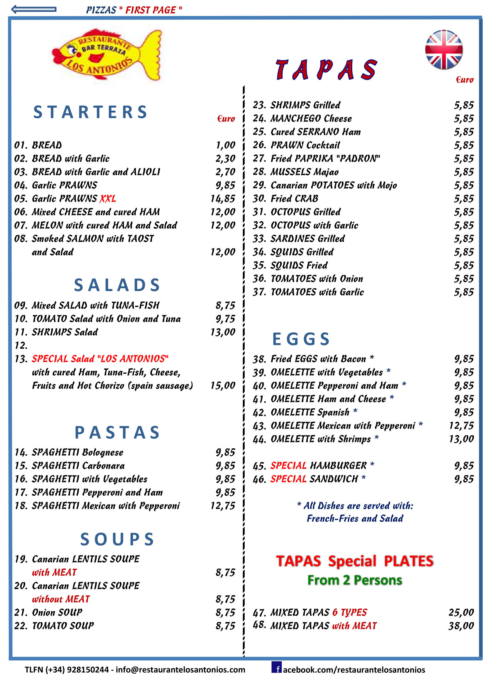 RESTAURANTE LOS ANTONIOS